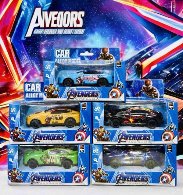 AVENGERS METAL PULL BACK CAR | GBX TOY WORLD